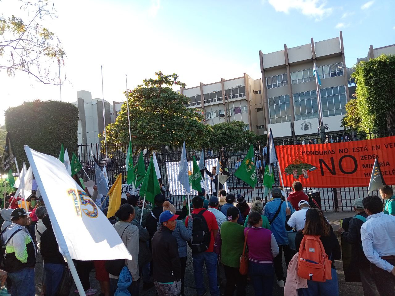 Acampada de la Dignidad, Tegucigalpa, Honduras, 13 de enero de 2026 ...